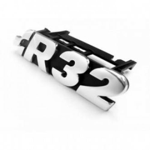 R32 Front Grille Badge Emblem Genuine - Golf Mk4